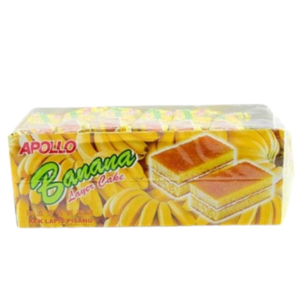 Apollo - Banana Layer Cake (24/pack) (18g) (24/carton) – Tasty Snack Asia