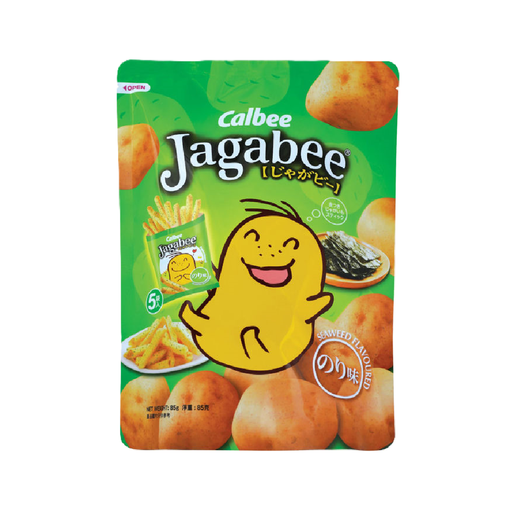 Calbee - Seaweed Jagabee Pouch (5/pack) (85g) (12/carton) – TastySnackAsia