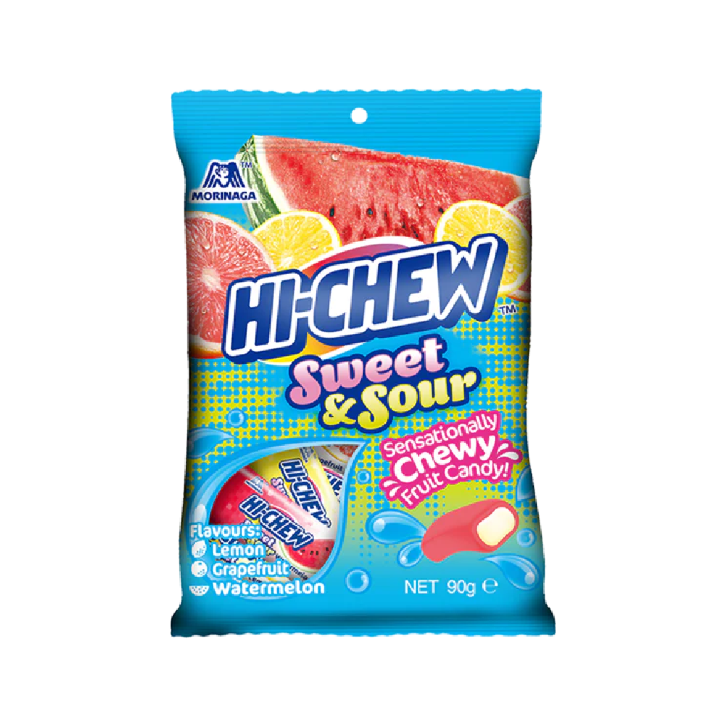 HI-CHEW - Sweet & Sour Chewy Candy Bag (90g) (12/carton) – Tasty Snack Asia