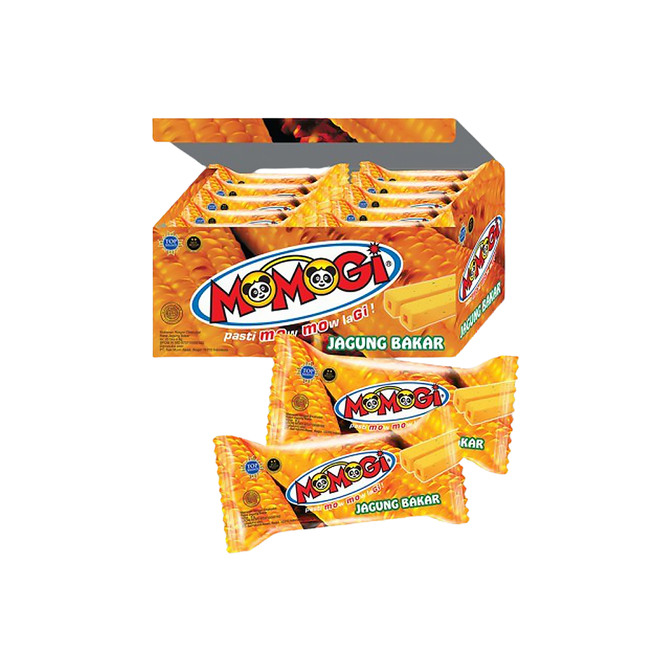 Momogi - Grilled Corn Snack (12g) (240/carton) – Tasty Snack Asia