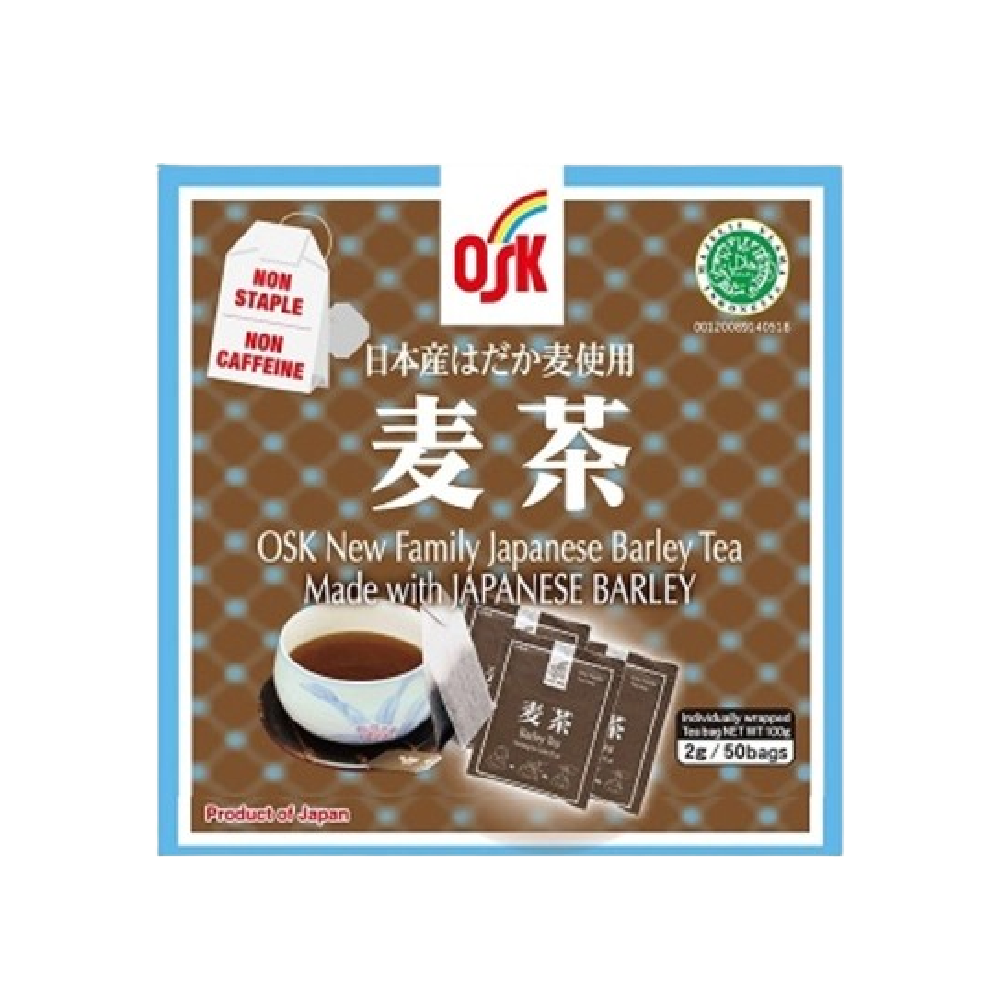 OSK - Roasted Barley Tea (50/pack) (100g) (12/carton) – Tasty Snack Asia