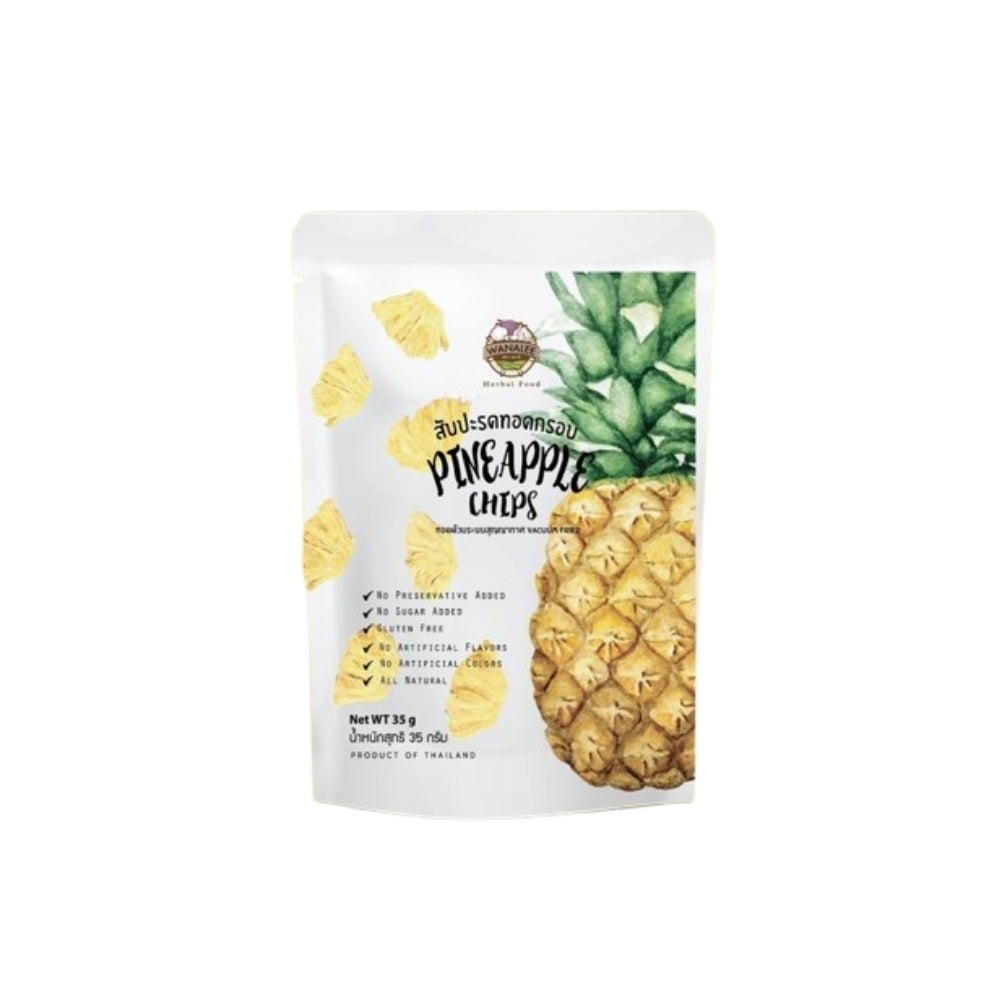 Wanalee - Pineapple Chips (35g) (50/carton) – Tasty Snack Asia