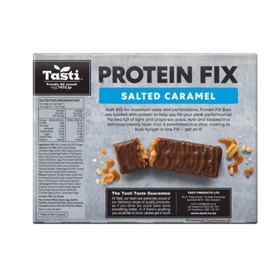 Tasti - Salted Caramel Protein Fix Bars (5/pack) (225g) (6/carton ...