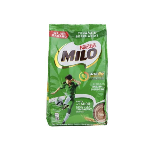 Nestle - Milo Activ-Go Powder Regular Refill (1kg) (12/carton) – Tasty ...