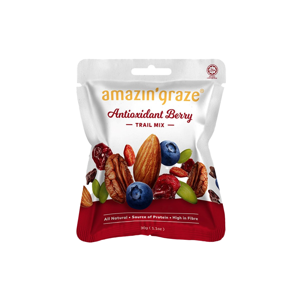Amazin' Graze - Antioxidant Berry Trail Mix (30g) – Tasty Snack Asia