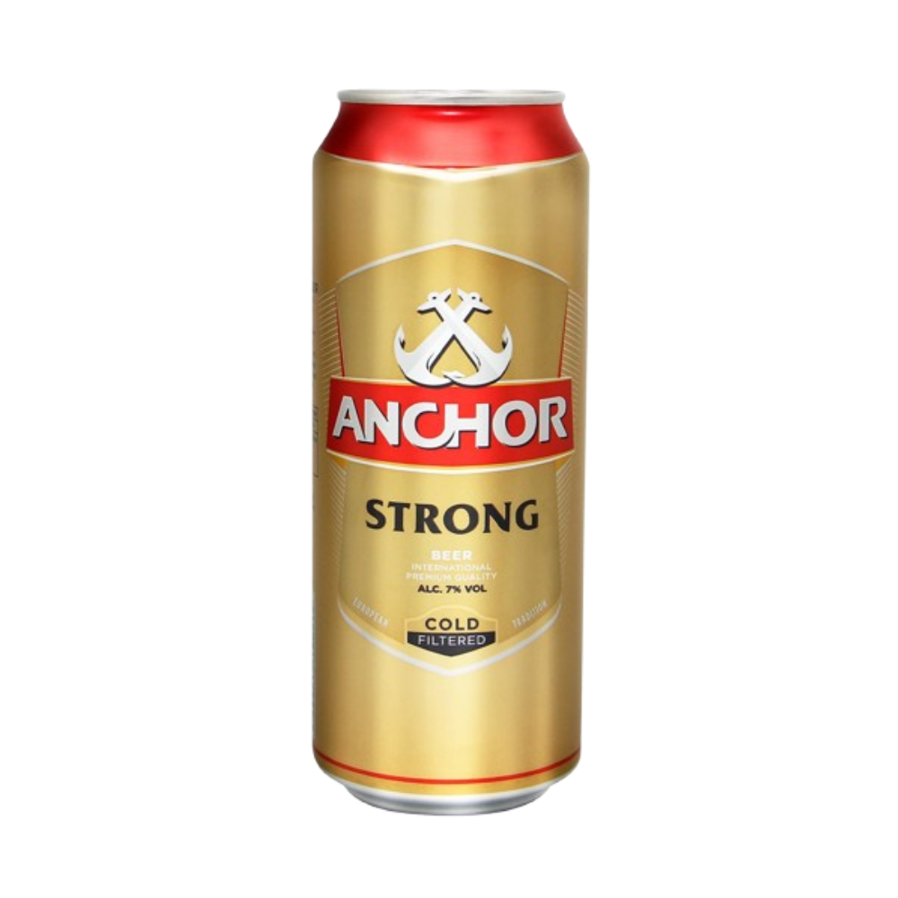 Anchor - Strong Beer Can (490ml) (24/carton) – Tasty Snack Asia