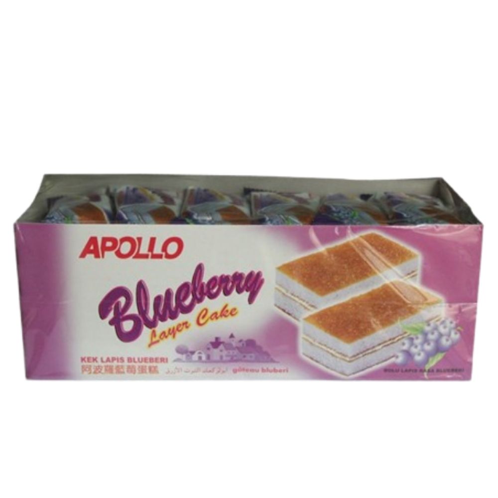 Apollo - Blueberry Layer Cake (24/pack) (18g) (24/carton) – Tasty Snack ...