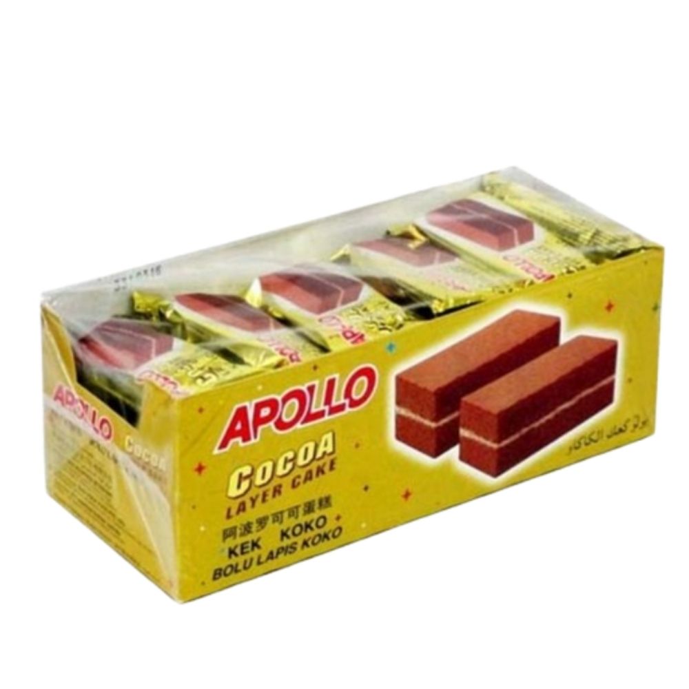 Apollo - Cocoa Layer Cake (24/pack) (18g) (24/carton) – Tasty Snack Asia