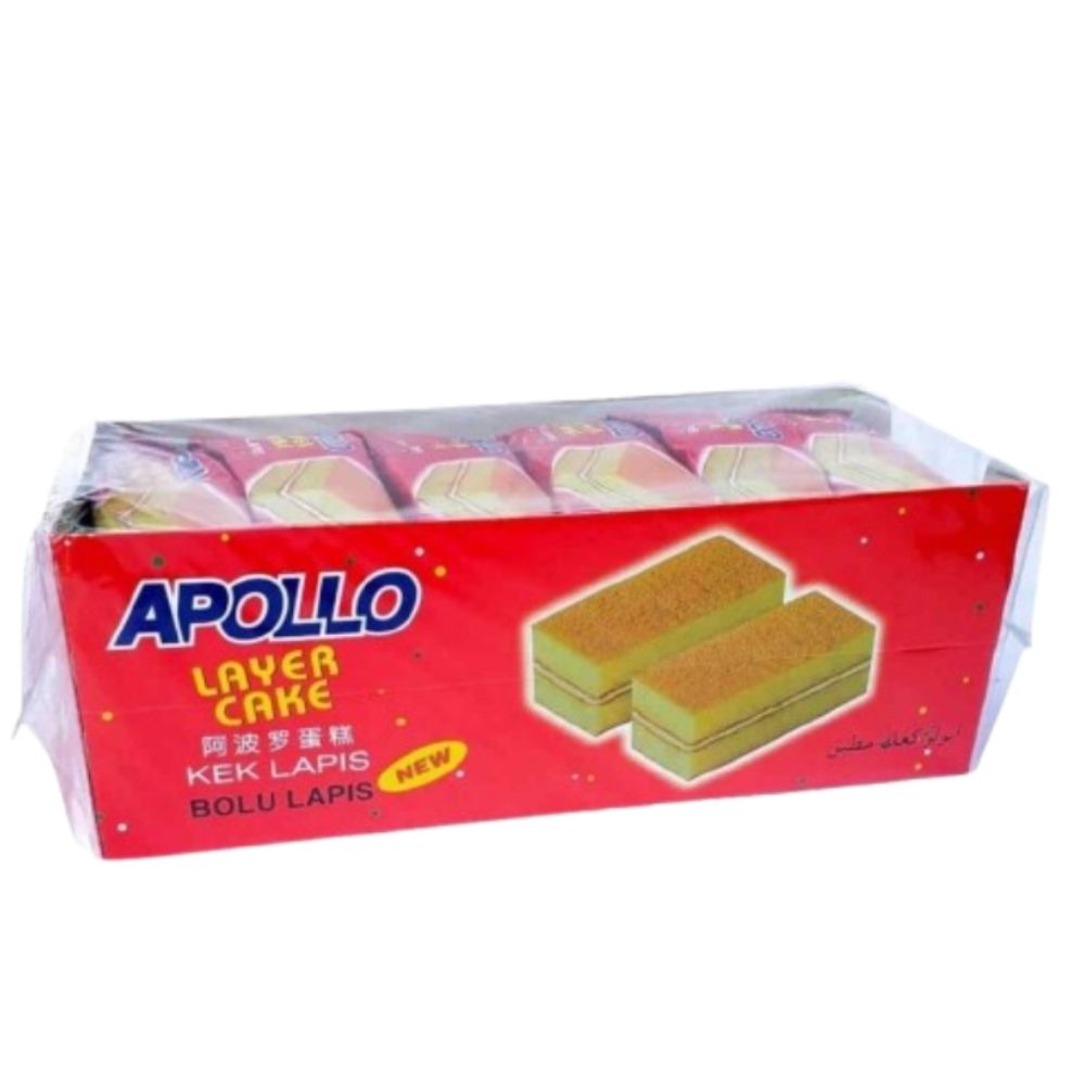 Apollo - Kek Lapis Layer Cake (24/pack) (18g) (24/carton) – Tasty Snack ...