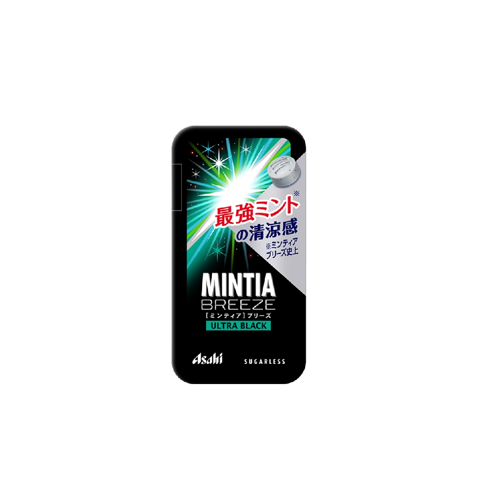 Asahi Mintia - Breeze Ultra Black Mints (22g) (8/carton) – Tasty Snack Asia