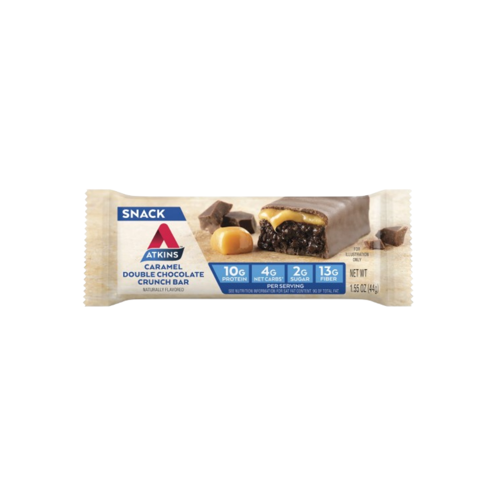 Atkins - Caramel Double Chocolate Crunch Snack Bar (40g) (5/carton ...