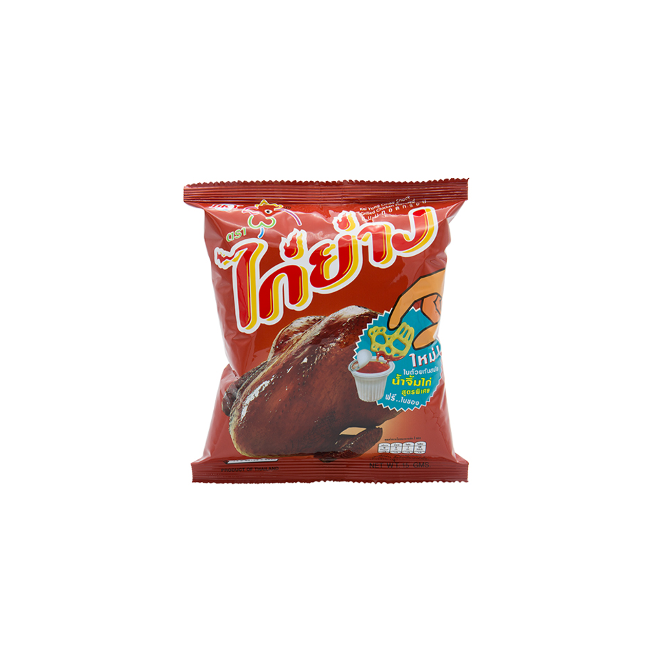 BKY - Grilled Chicken Flavor Kai Yang Crispy Snack (12g) – Tasty Snack Asia