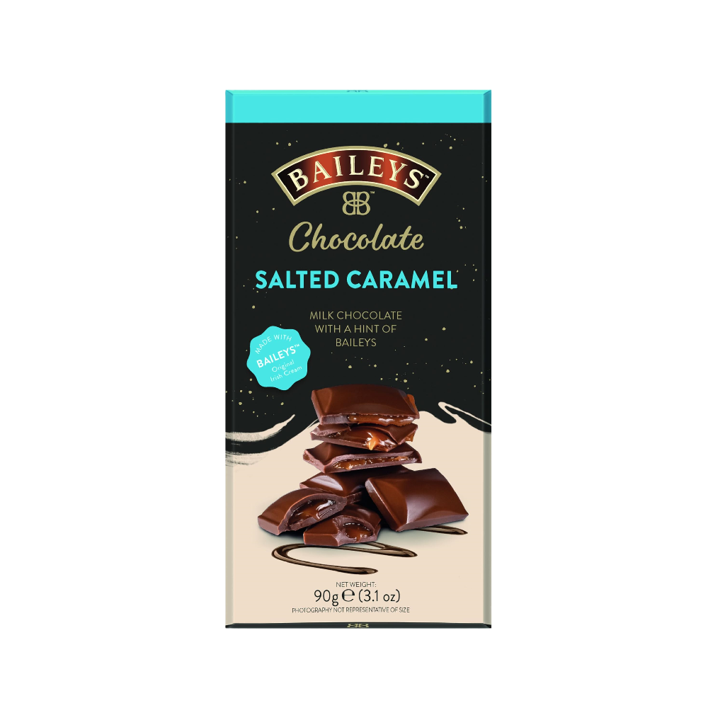 Bailey's - Salted Caramel Chocolate Bar (90g) (15/carton) – Tasty Snack ...