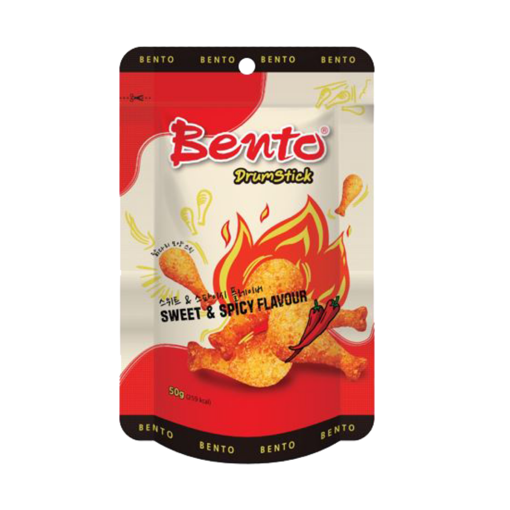 Bento - Sweet & Spicy Flavoured Drumstick (50g) (6/carton) – Tasty ...