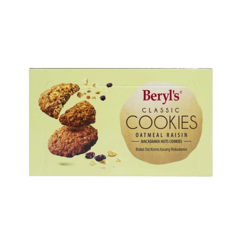 Beryl's - Oatmeal Raisin Macadamia Cookies (100g) (36/carton) – Tasty ...