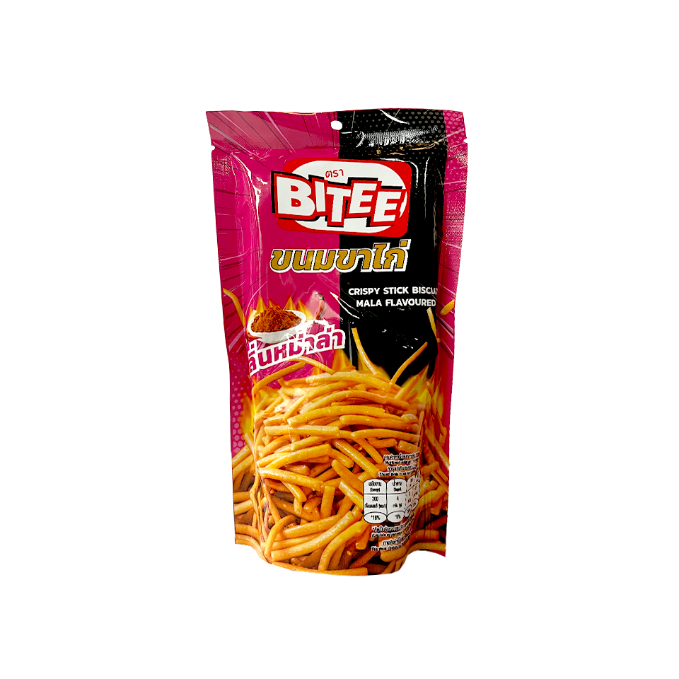 Bitee - Mala Flavoured Crispy Stick Biscuit (65g) (6/carton) – Tasty ...
