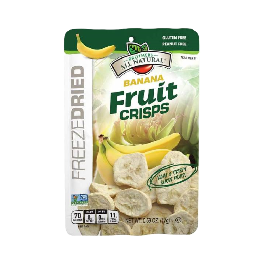 Brothers - All-Natural Banana Crisps (17g) (12/carton) – Tasty Snack Asia