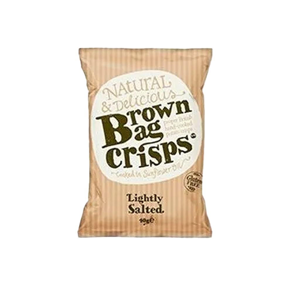 Brown Bag Crisps - Lightly Salted Crisps (40g) (20/carton) – TastySnackAsia