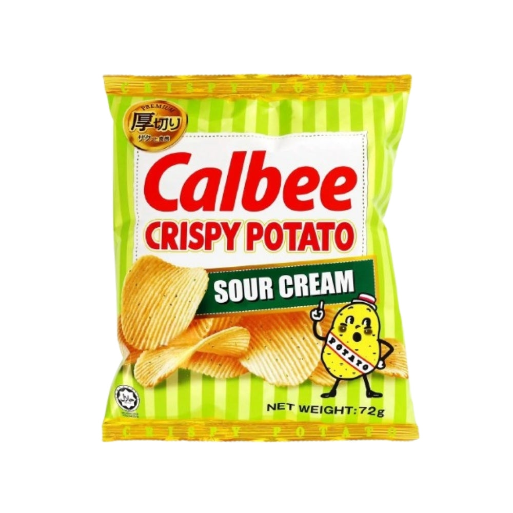 Calbee - Sour Cream Crispy Potato (72g) (20/carton) – Tasty Snack Asia