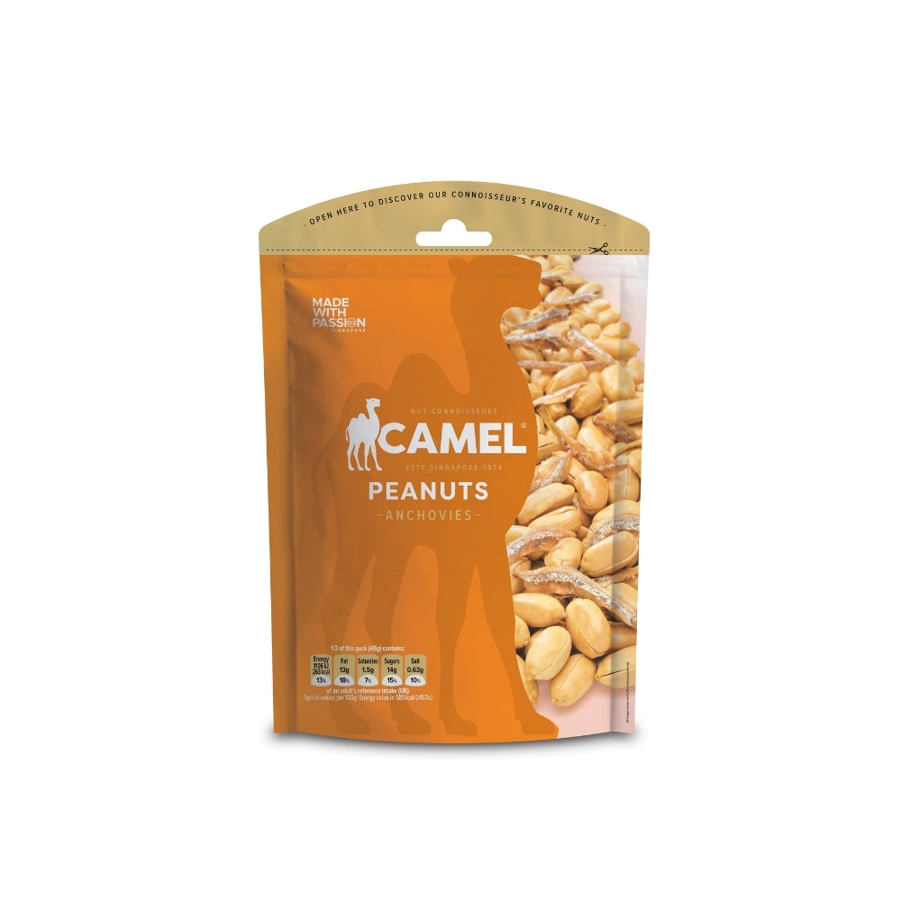 Camel - Peanut Anchovies (135g) (10/pack) – Tasty Snack Asia