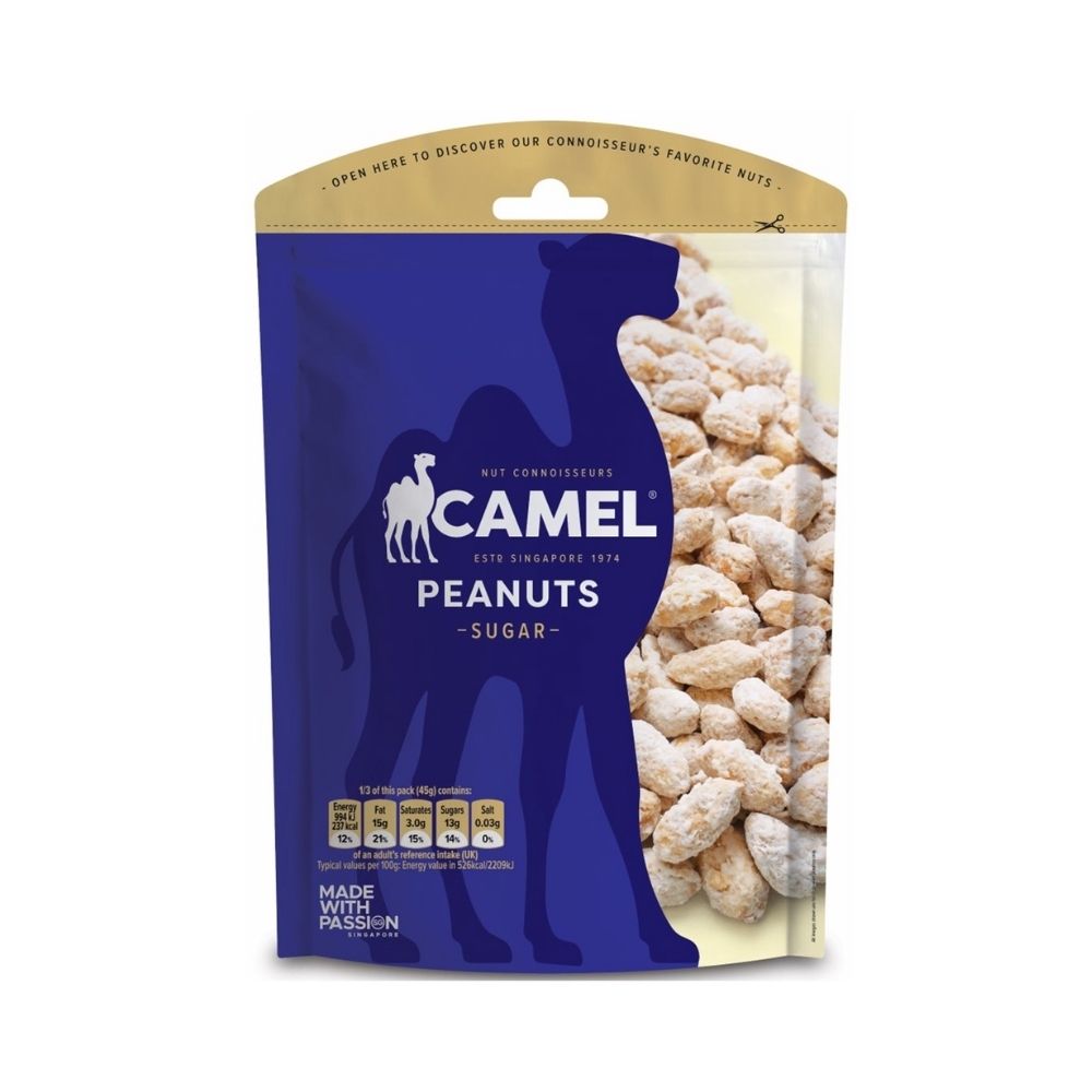Camel - Sugar Peanuts (135g) (10/carton) – Tasty Snack Asia