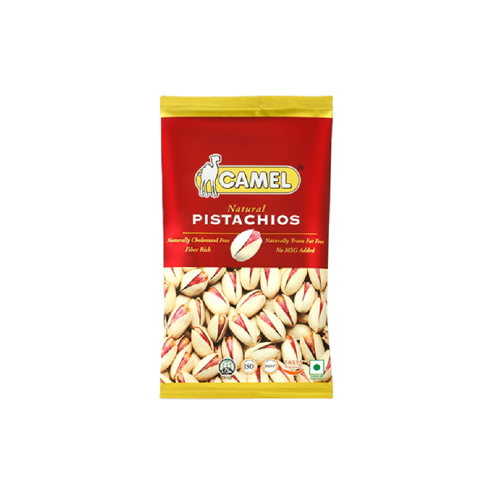Camel - Natural Baked Pistachios (36g) (20/carton) – TastySnackAsia