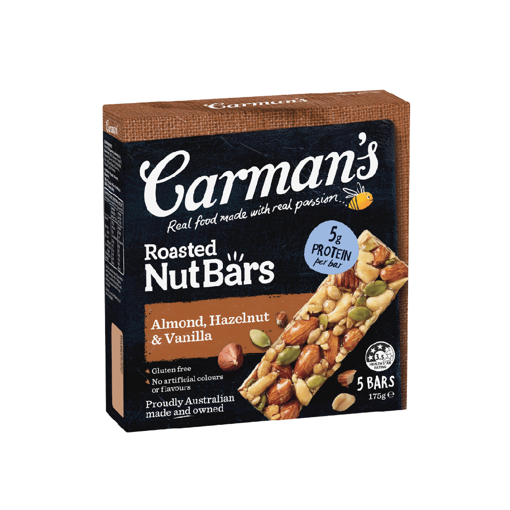 Carman's - Almond, Hazelnut & Vanilla Nut Bar (5/pack) (175g) (6/carto ...