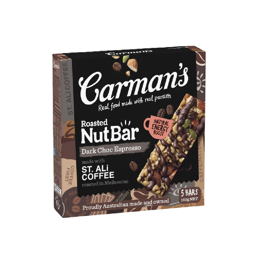 Carman's - Dark Chocolate Espresso Nut Bar (5/pack) (160g) (6/carton ...