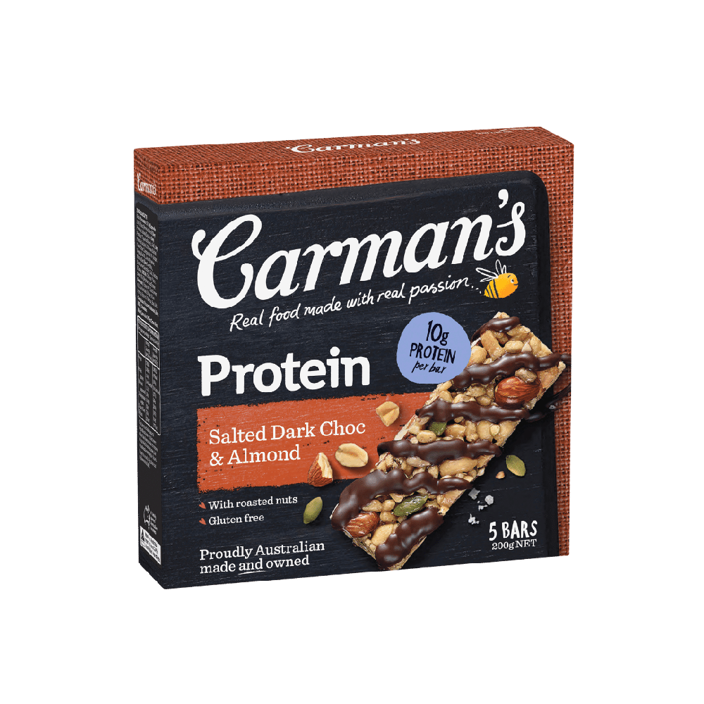 Carman's - Salted Dark Chocolate Almond Protein Bar (5/pack) (200g) (6 ...