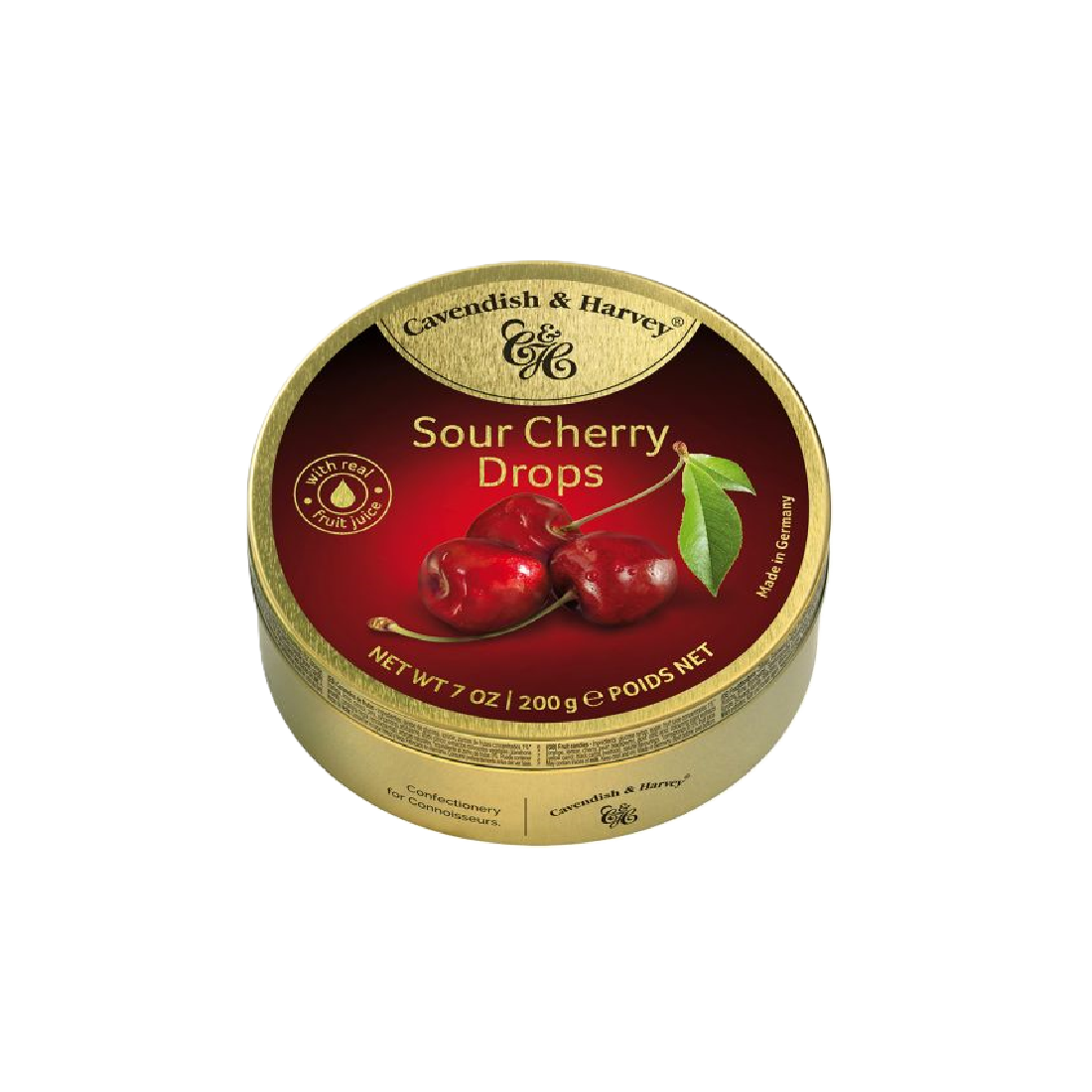 Cavendish & Harvey - Sour Cherry Drops (200g) (9/carton) – Tasty Snack Asia