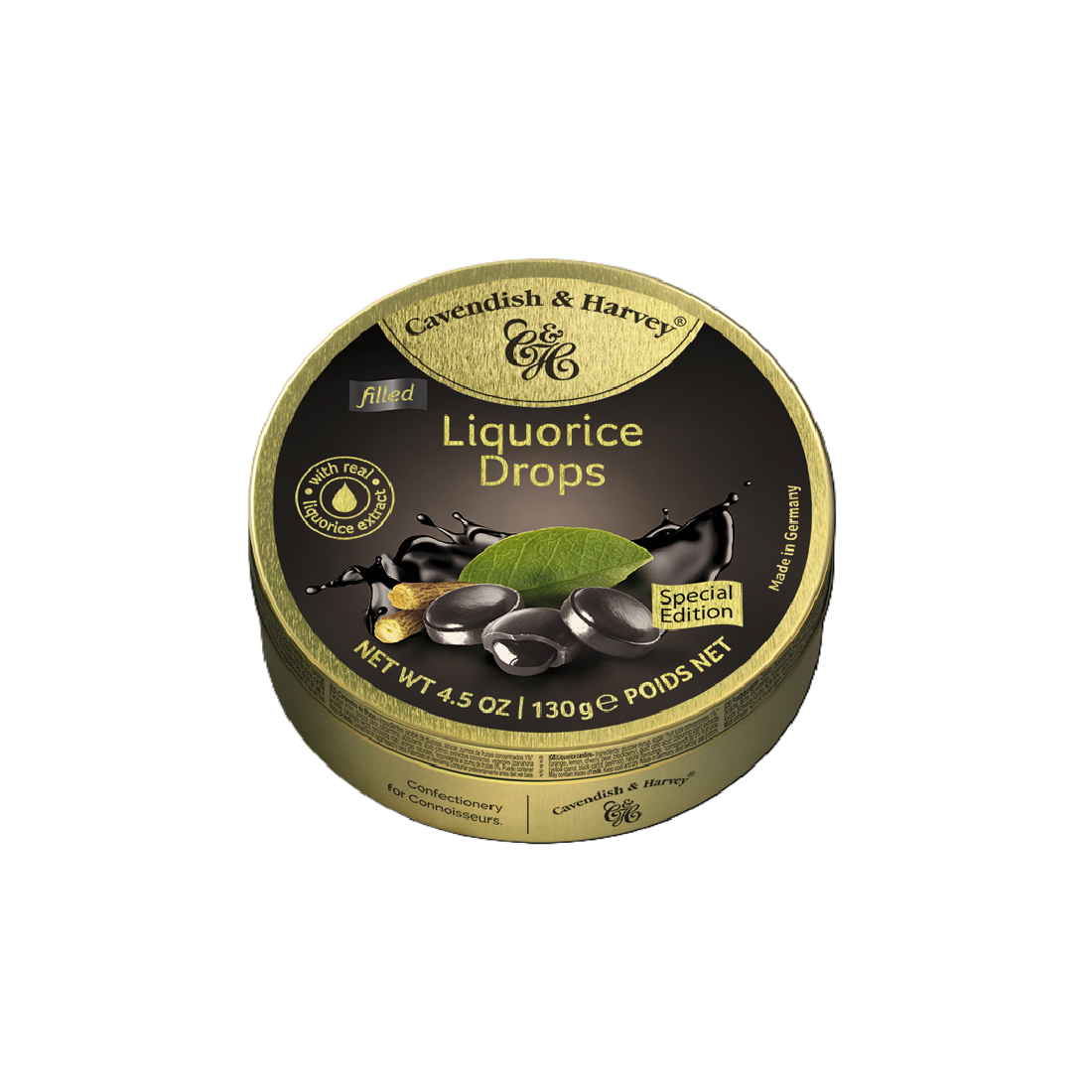 Cavendish & Harvey - Liquorice Drops Filled (130g) (11/carton) – Tasty ...