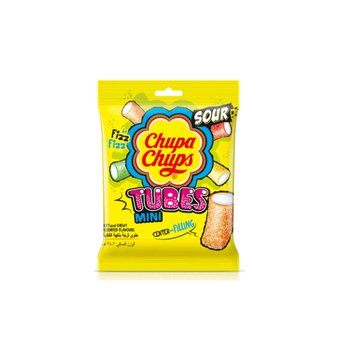 Chupa Chups - Sour Tubes Mini (90g) (8/carton) – Tasty Snack Asia