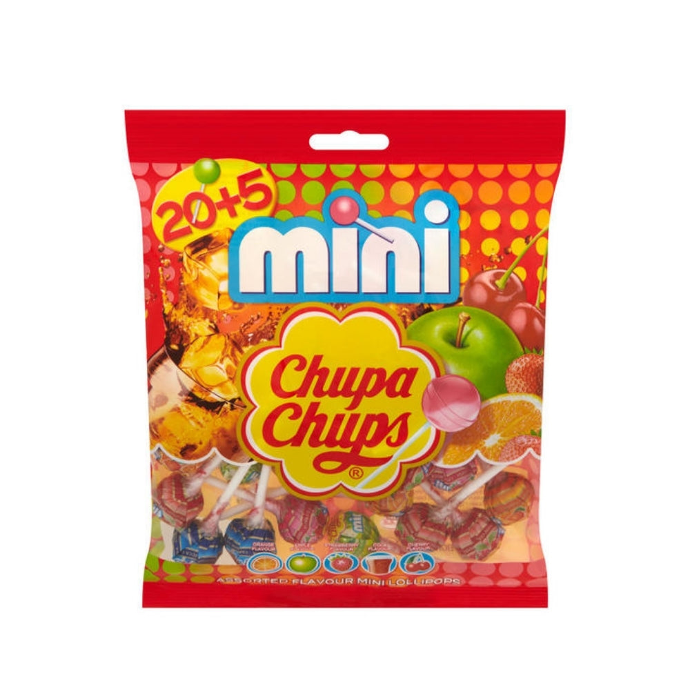 Chupa Chups - Mini Lollipops (25/pack) (150g) (25/carton) – Tasty Snack ...