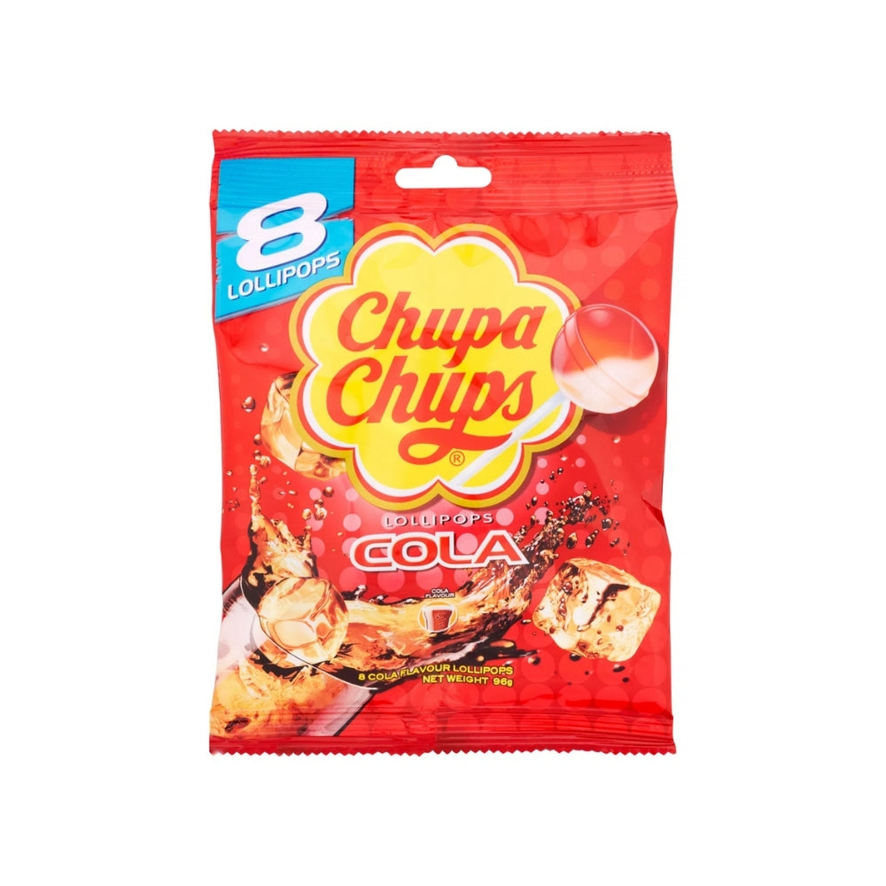 Chupa Chups - Cola Lollipop Bag (8/pack) (12g) (12/carton) – Tasty ...