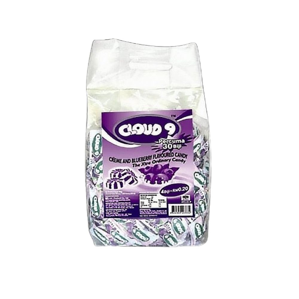 Cloud 9 - Blueberry Creme Candy (300/pack) (1kg) – Tasty Snack Asia