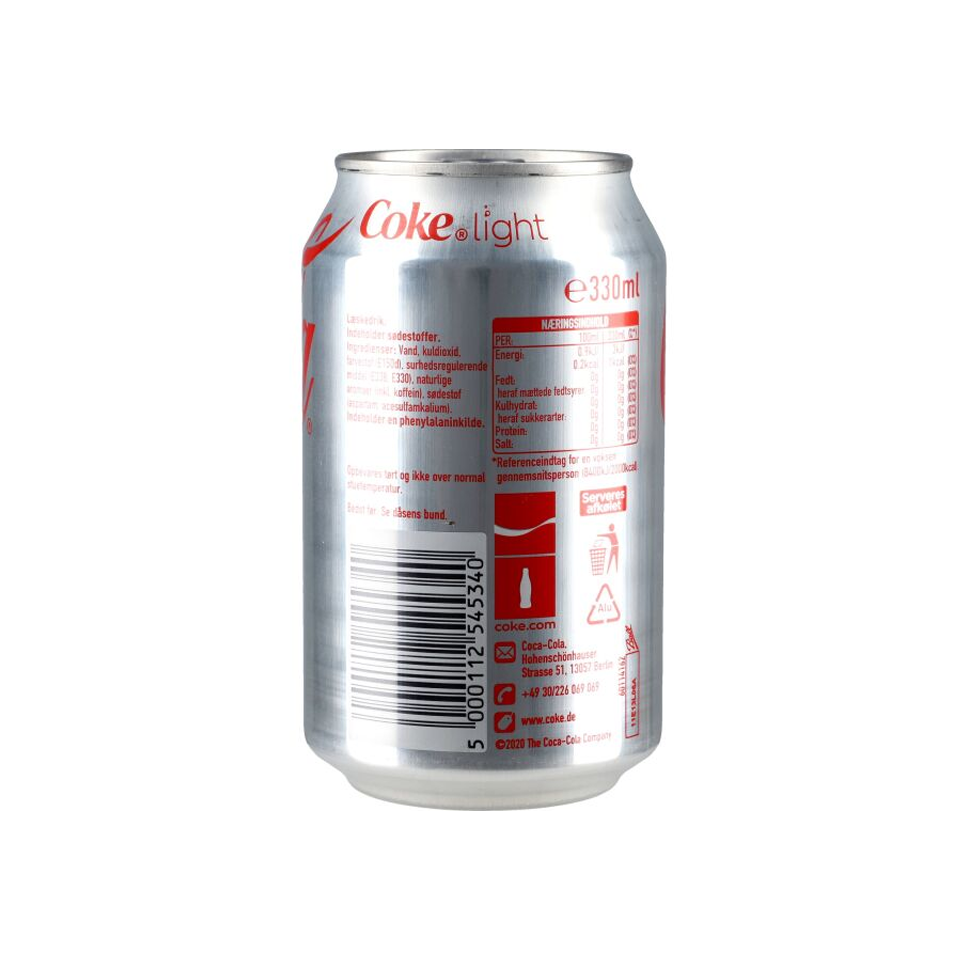 Coca Cola - Light Coke (330ml) (24/carton) – Tasty Snack Asia