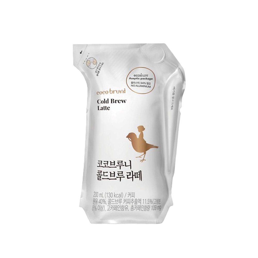Coco Bruni - Cold Brew Latte (200ml) (12/carton) – Tasty Snack Asia