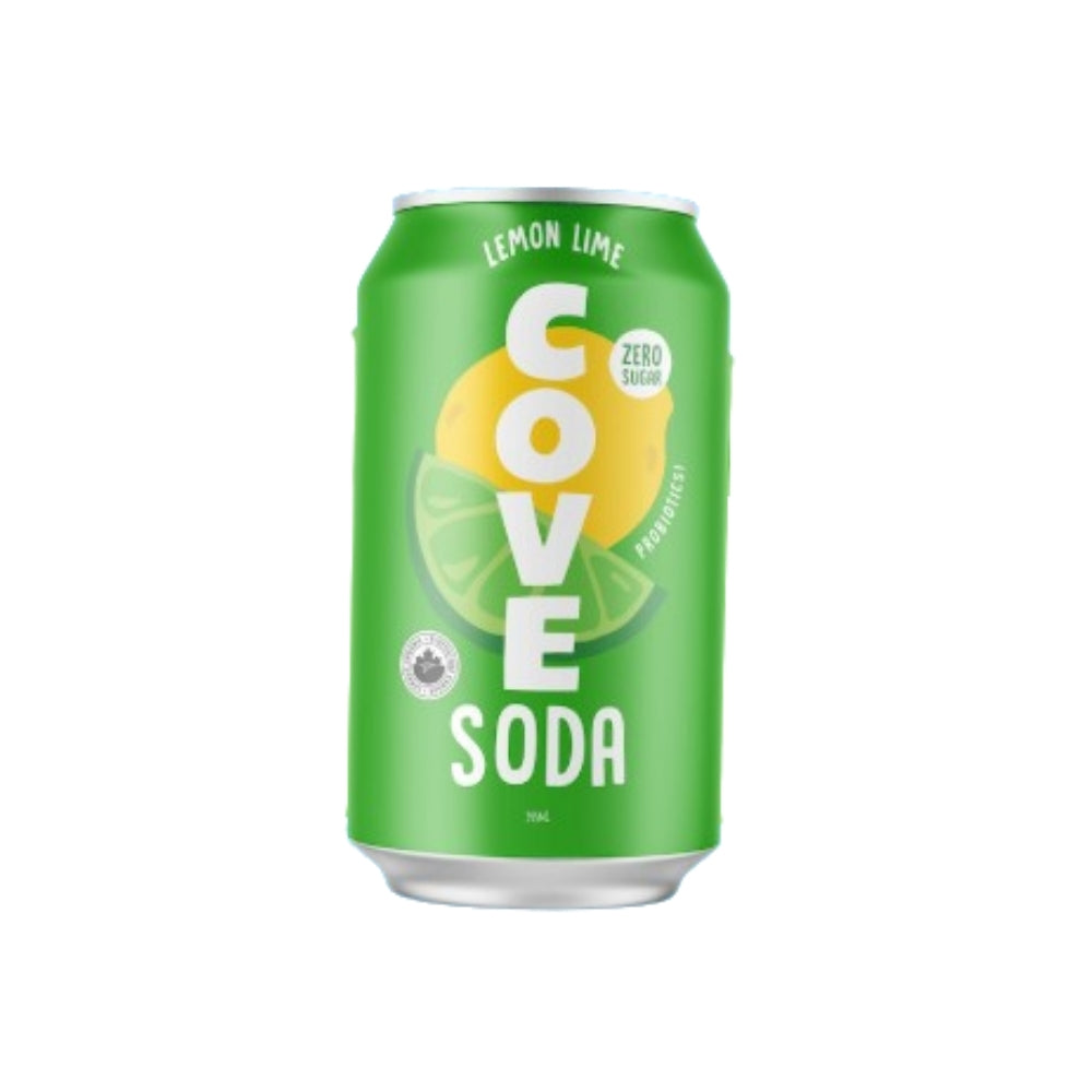 Cove Soda - Lemon Lime Flavoured Drink (335ml) (12/carton) – Tasty ...