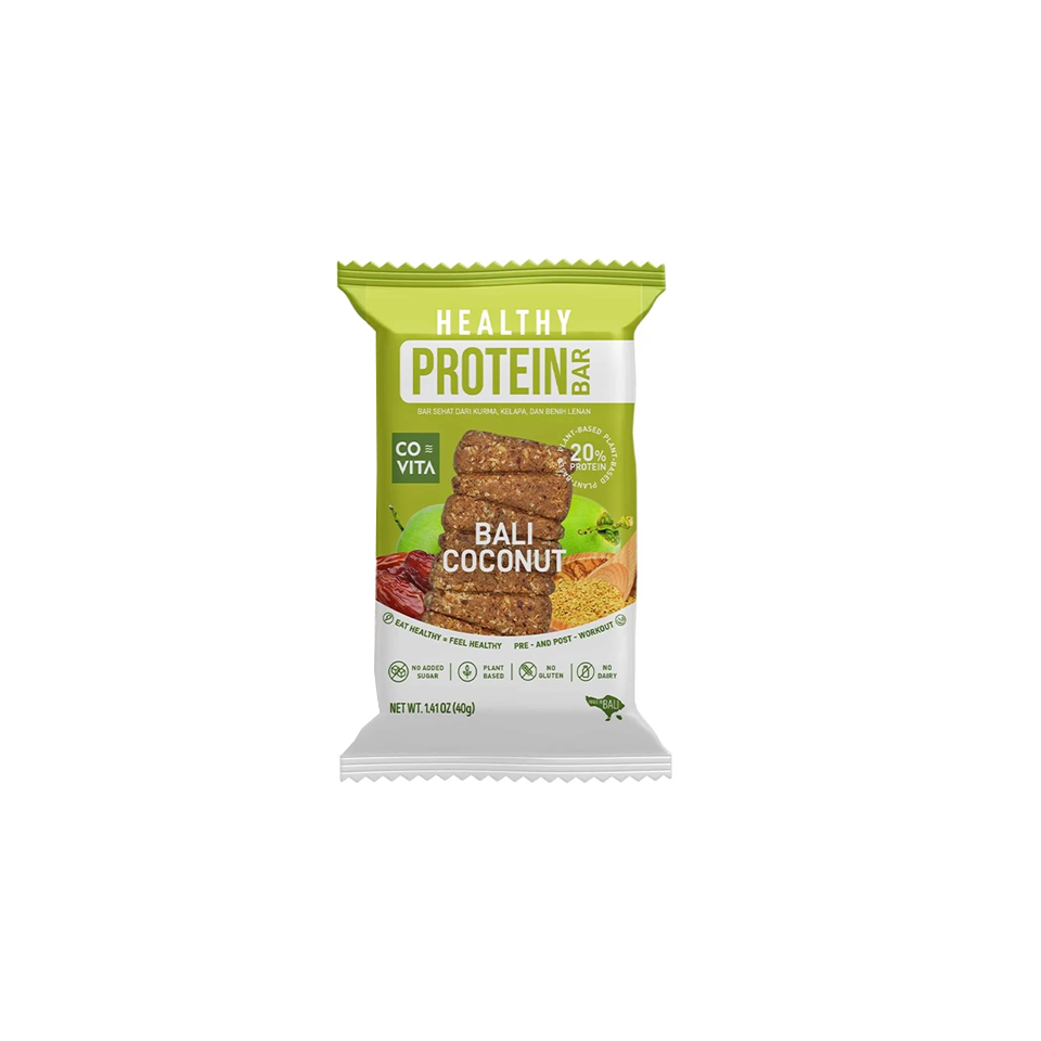 Covita - Bali Coconut Protein Bar (35g) (10/carton) – Tasty Snack Asia