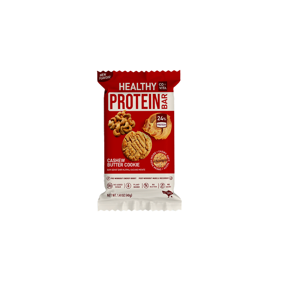 Covita - Cashew Butter Cookie Protein Bar (40g) (10/carton) – Tasty ...
