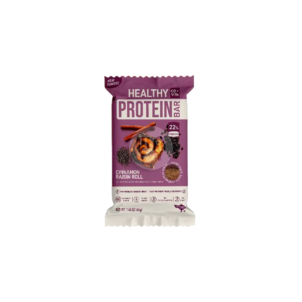 Covita - Cinnamon Raisin Roll Protein Bar (41g) (10/carton) – Tasty ...