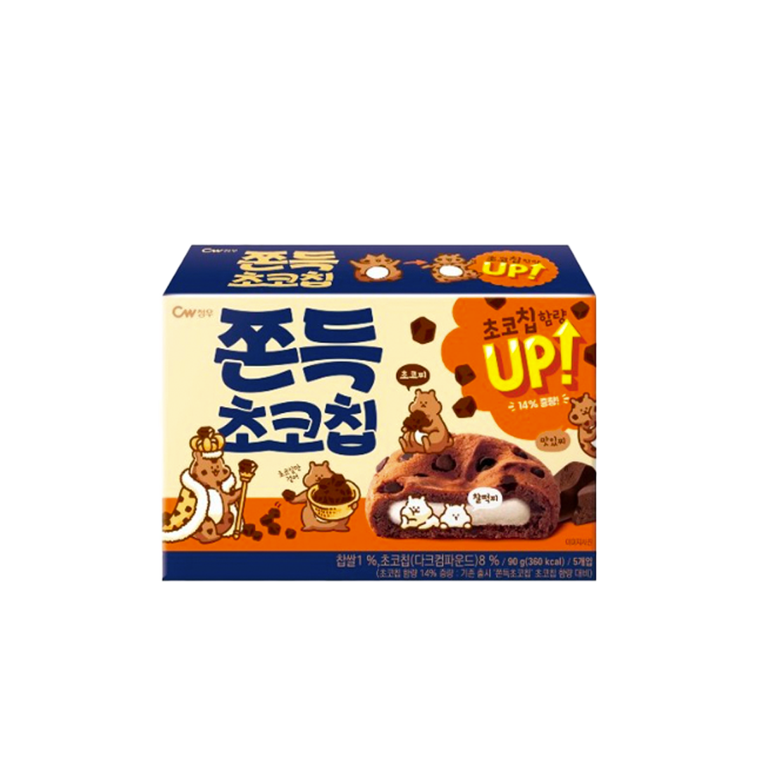 Crown - Chewy Chocolate Chip Cookie (90g) (18/carton) – Tasty Snack Asia