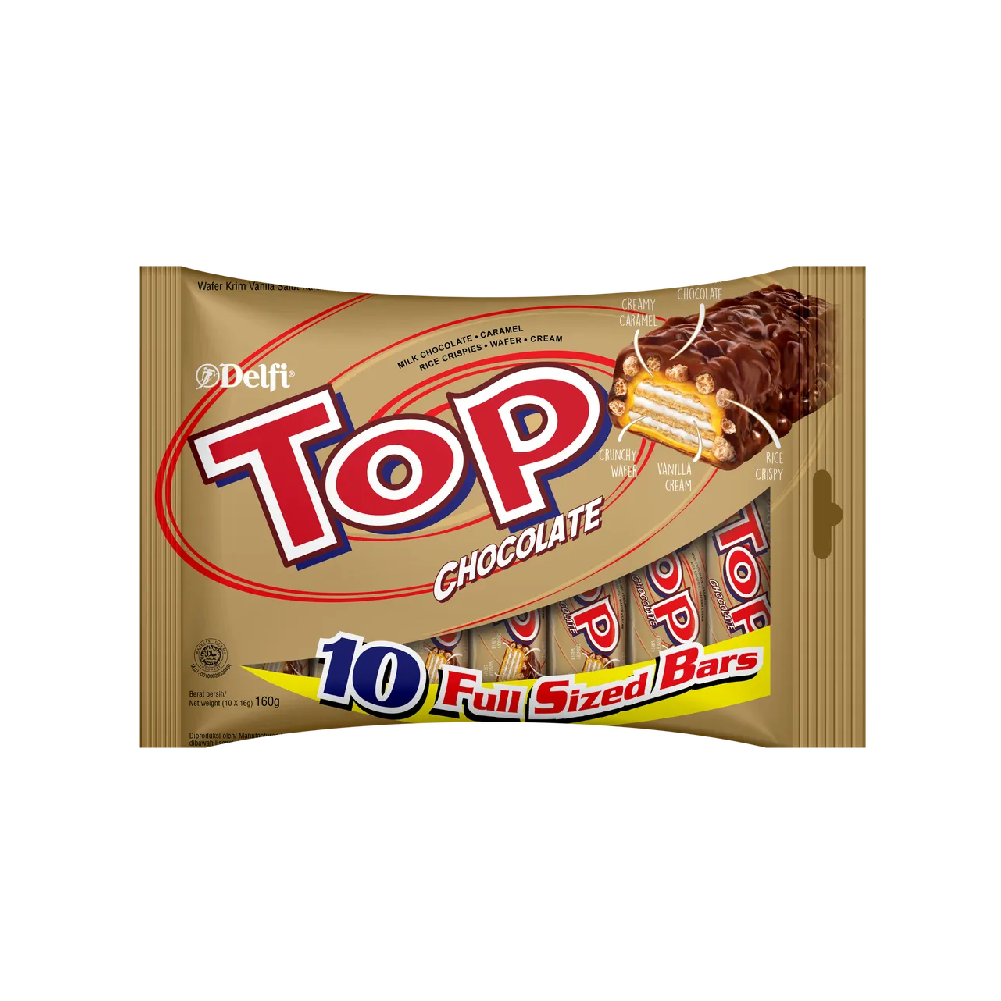Delfi - Top Chocolate Multipack (10/pack) (160g) (36/carton) – Tasty ...