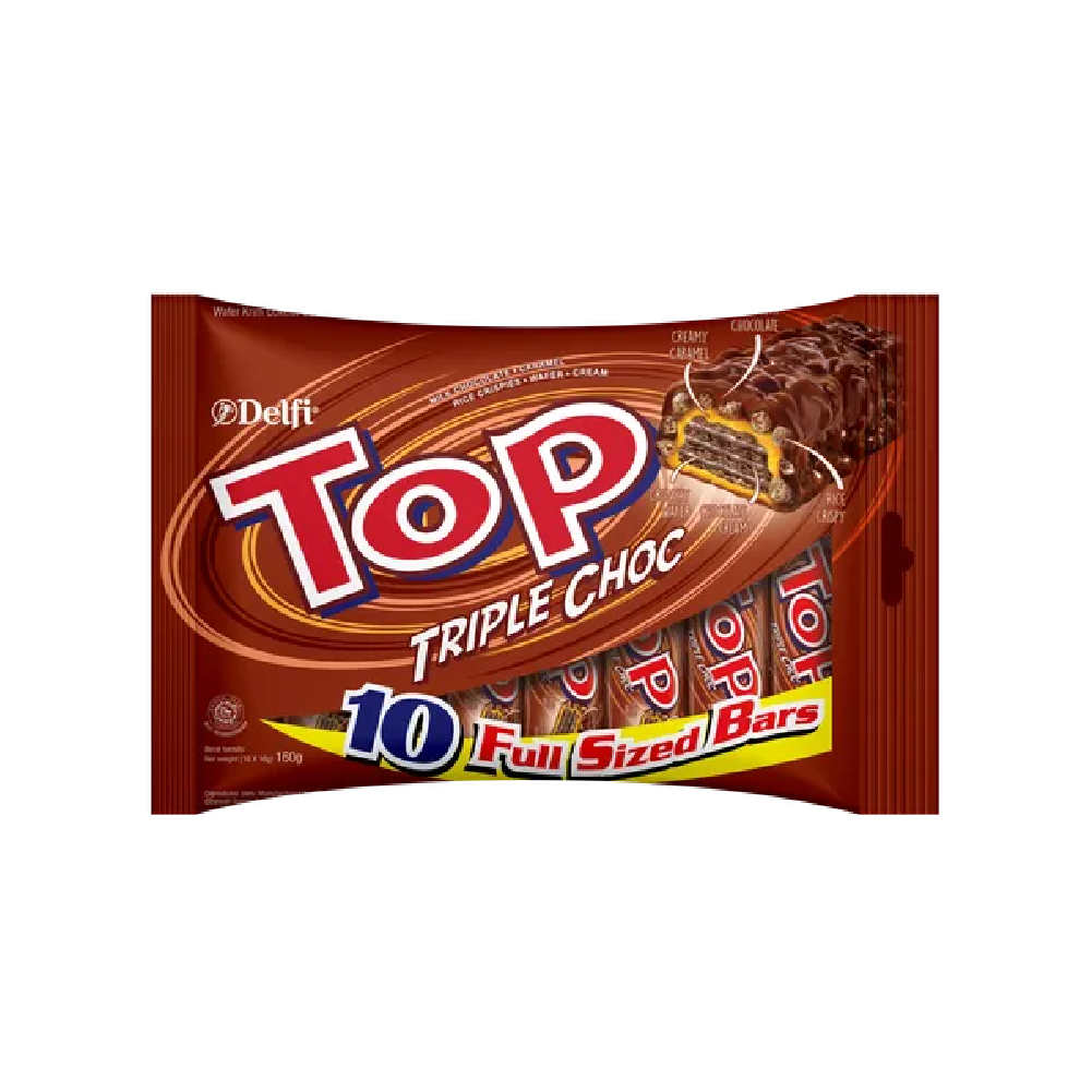 Delfi - Top Triple Chocolate Multipack (10/pack) (160g) (36/carton ...