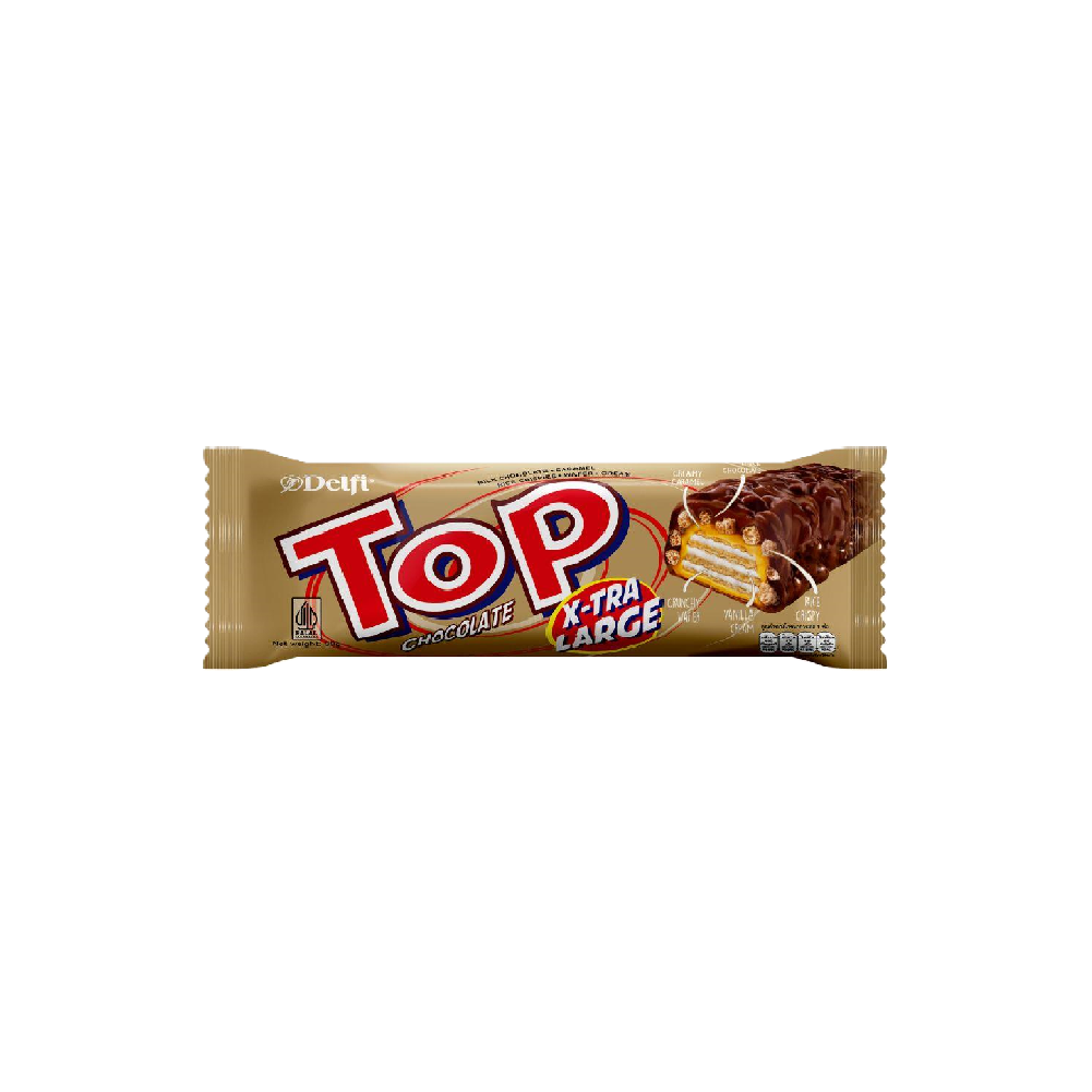 Delfi - Top Xtra Large Chocolate (38g) (24/carton) – Tasty Snack Asia