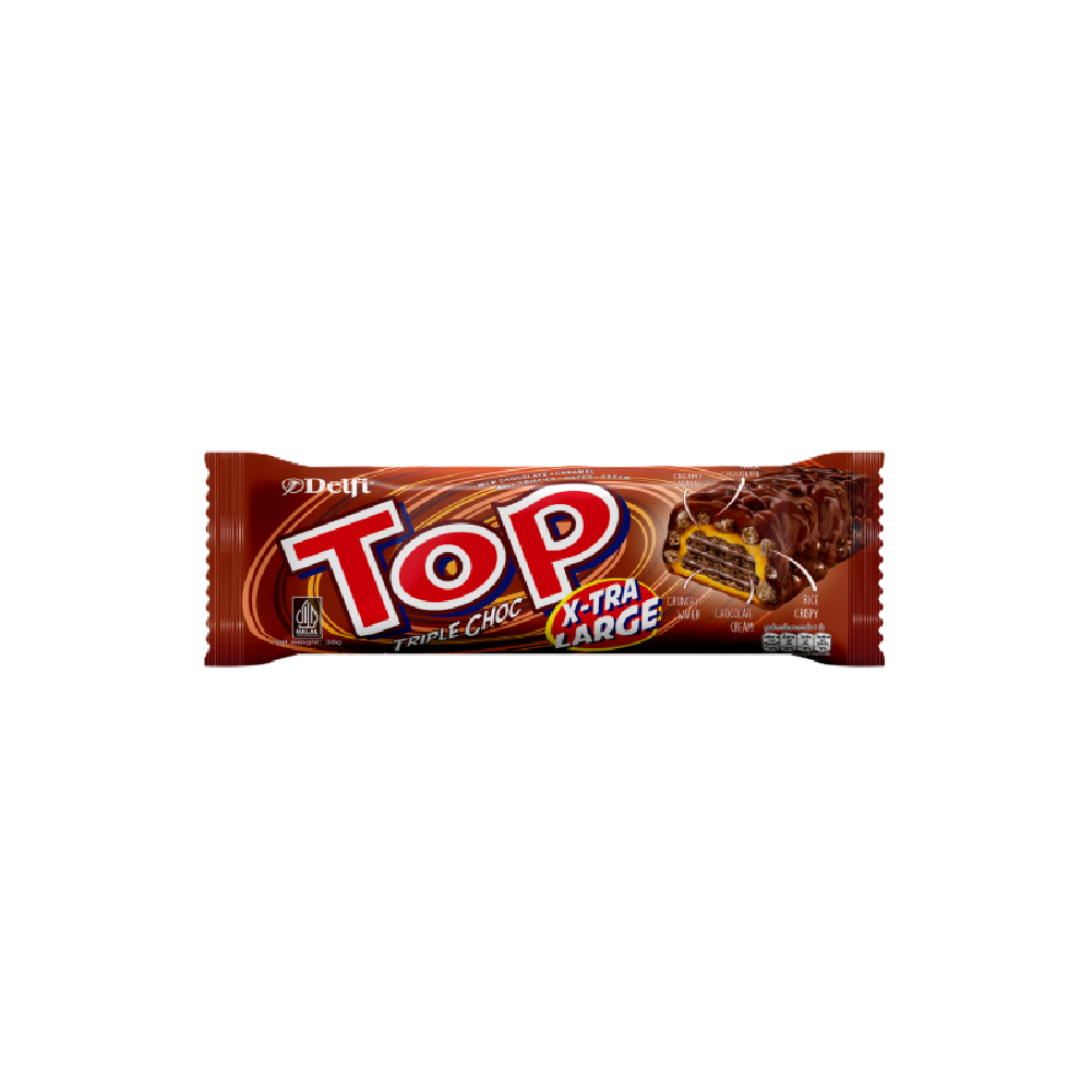 Delfi - Top Xtra Large Triple Chocolate (38g) (24/carton) – Tasty Snack ...