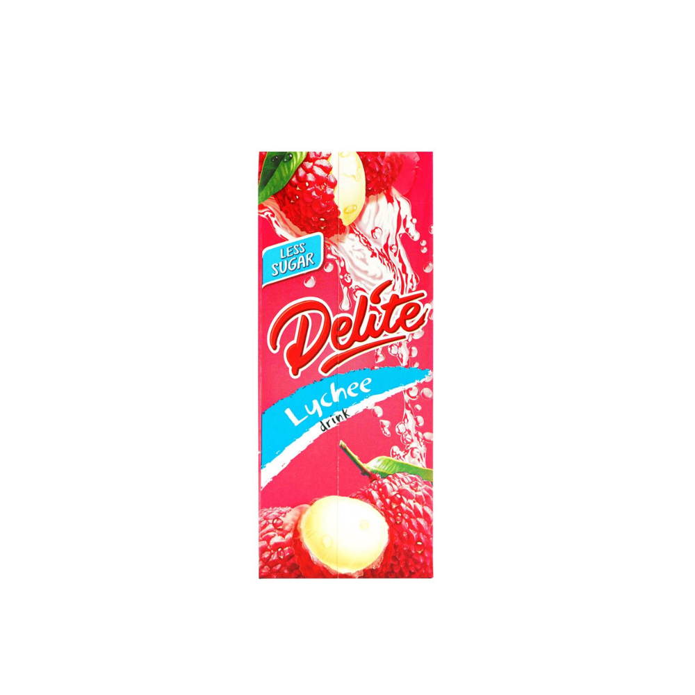Delite - Less Sugar Lychee Drink (250ml) (24/carton) – Tasty Snack Asia