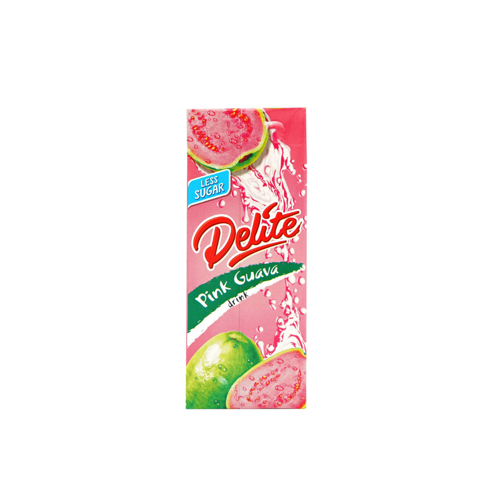 Delite - Less Sugar Pink Guava Drink (250ml) (24/carton) – Tasty Snack Asia