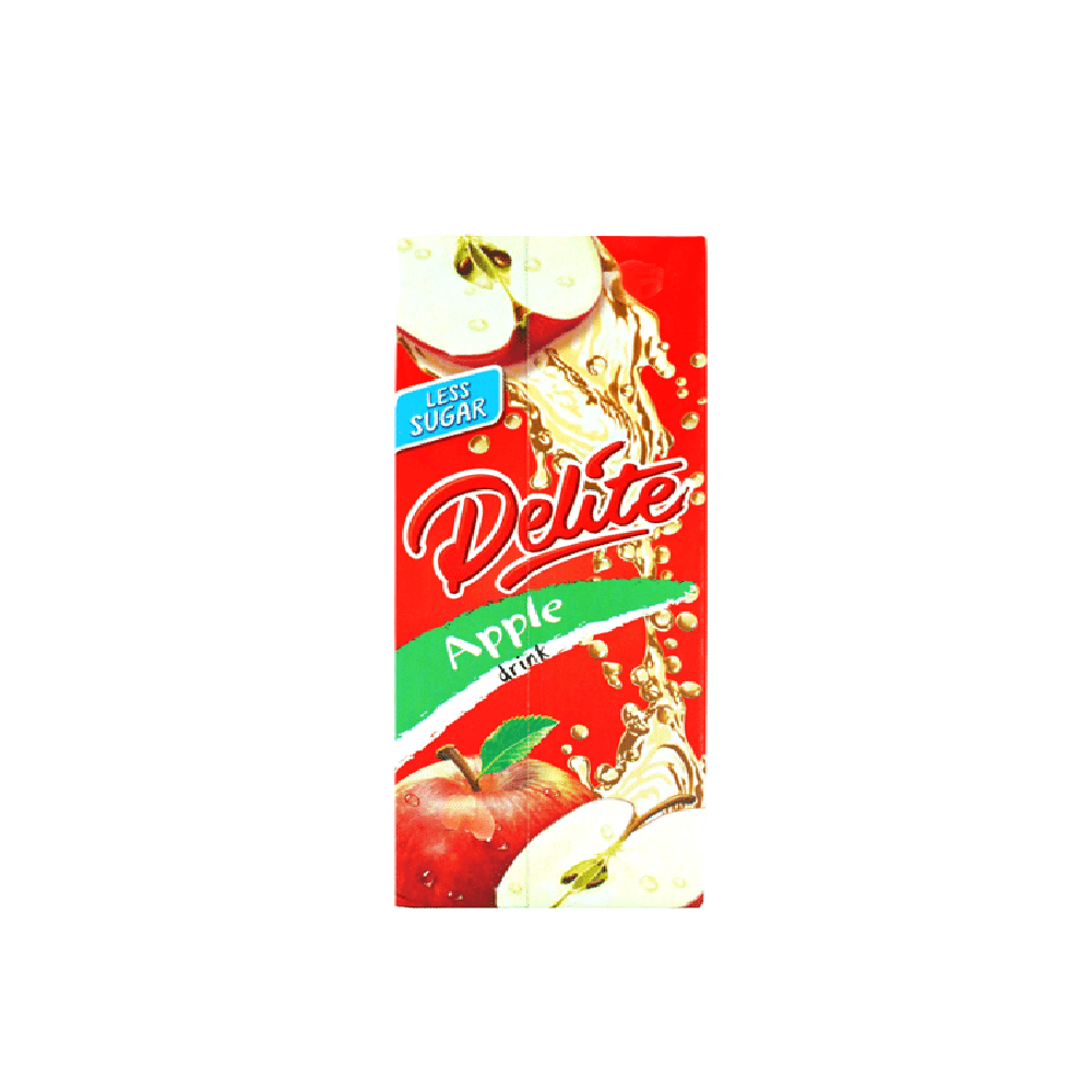 Delite - Less Sugar Apple Juice Packet Drink (250ml) (24/carton ...