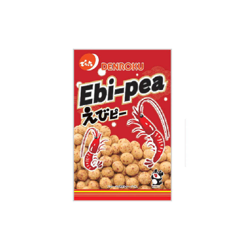 Denroku - Ebi-Pea Shrimp Peanuts (64g) (20/carton) – Tasty Snack Asia